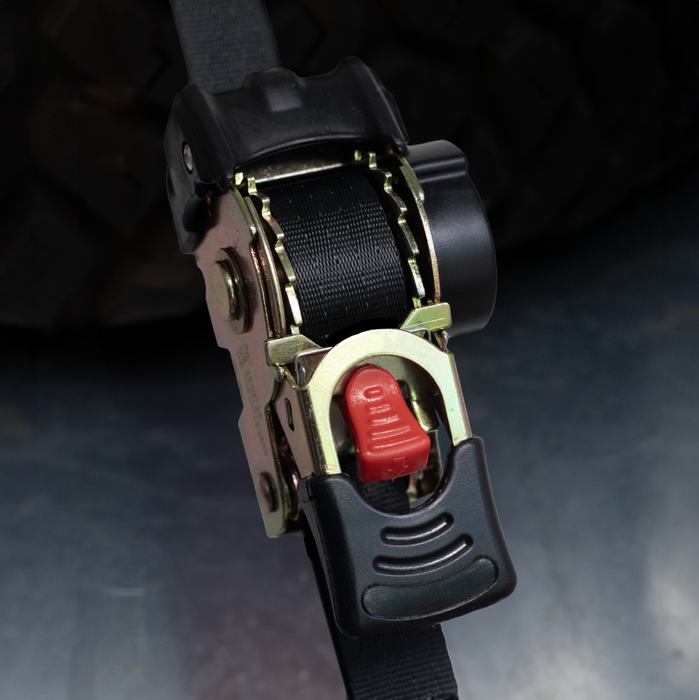 Retractable Ratchet Strap - 4.5M x 50mm (Black)